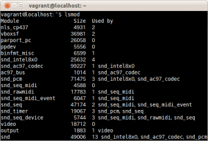 lsmodコマンドについて詳しくまとめました 【Linuxコマンド集】