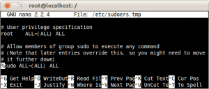 sudoの権限を設定するvisudoコマンド【Linuxコマンド集】