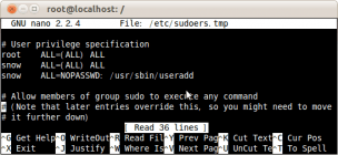 sudoの権限を設定するvisudoコマンド【Linuxコマンド集】